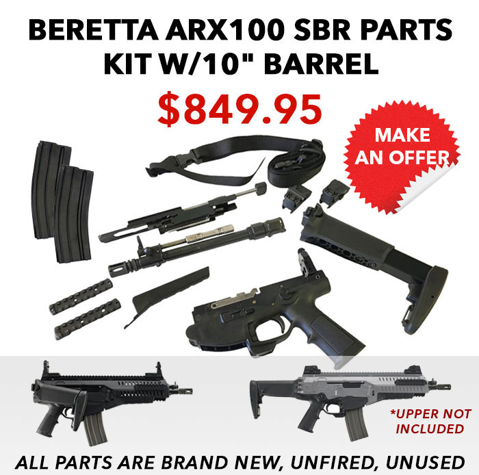 Botach Tactical: Special Offer - Beretta ARX100 SBR Parts Kit w/ 10 ...