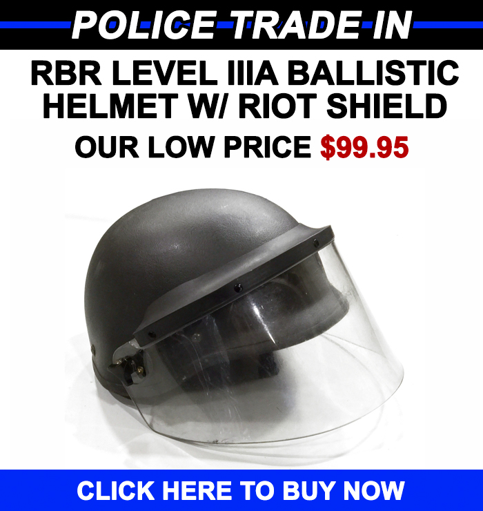 Botach Tactical: Police Trade In - RBR Level IIIA Ballistic Helmet w ...